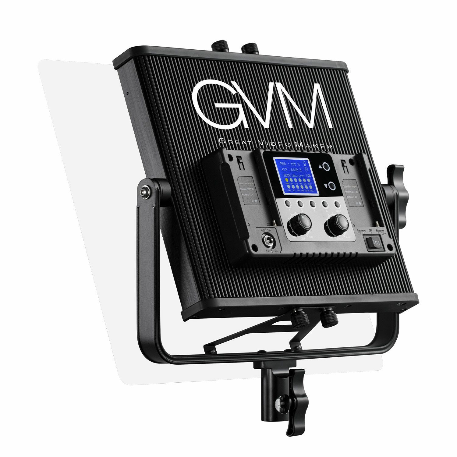 GVM-520S 30W High Beam High Brightness Bi-Color LED VIdeo Soft Light 2 ...