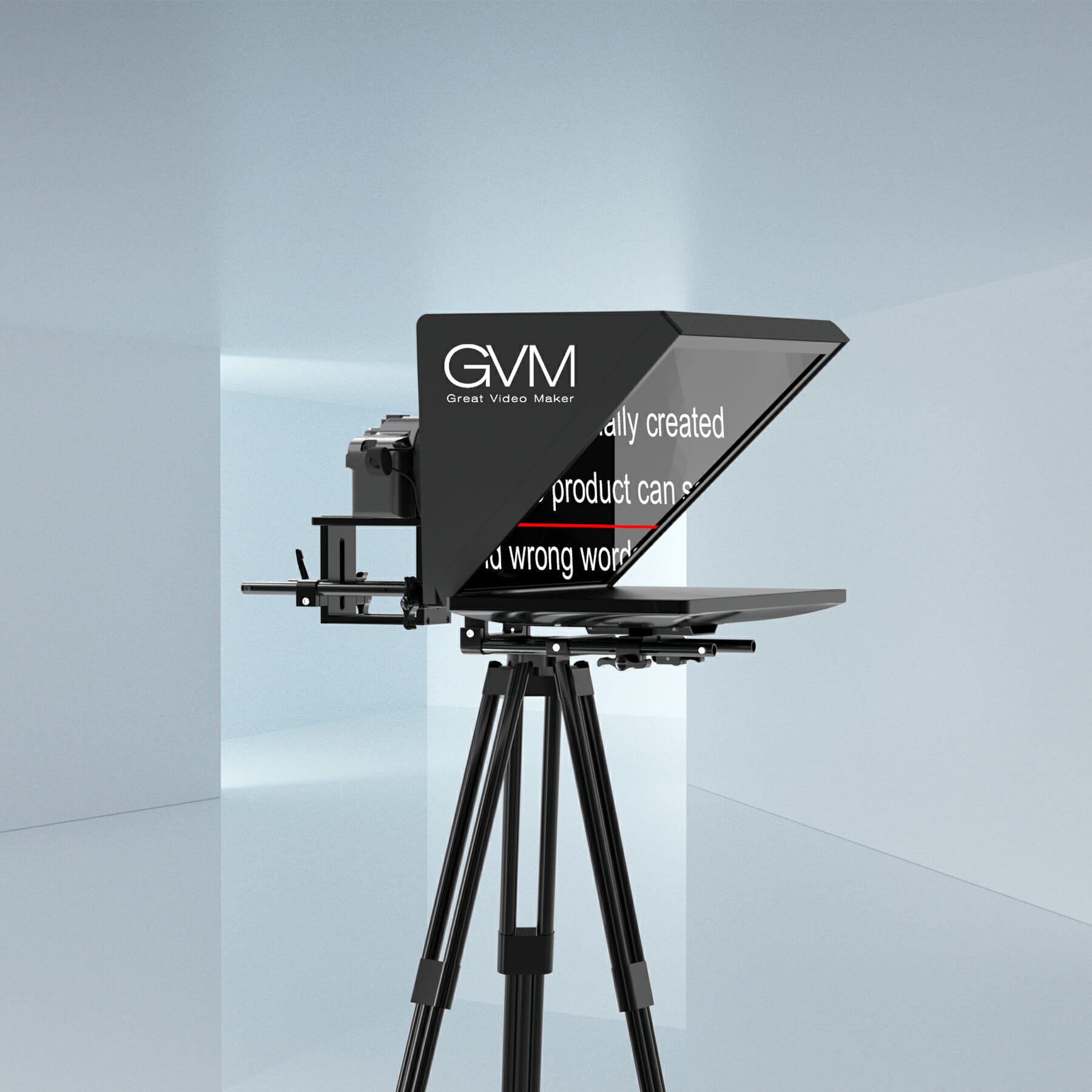 Gvm Teleprompter Travel Kit With 18.5 Android All In One Monitor And F ...