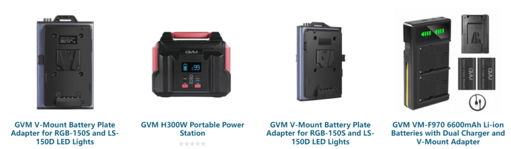 Everything you need to know about V Mount Battlery - GVM Official Site