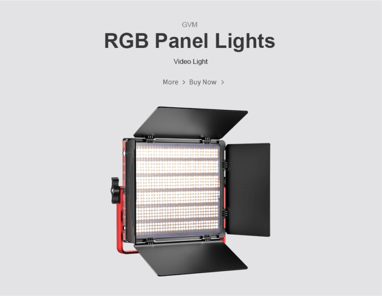 GVM Lights Official Store - Great Video Maker - Video Lights