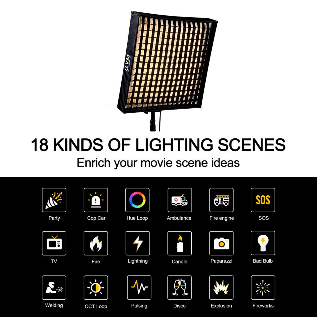 GVM B200R 200W RGB&Bi-Color Flexible LED Light – GVMLED