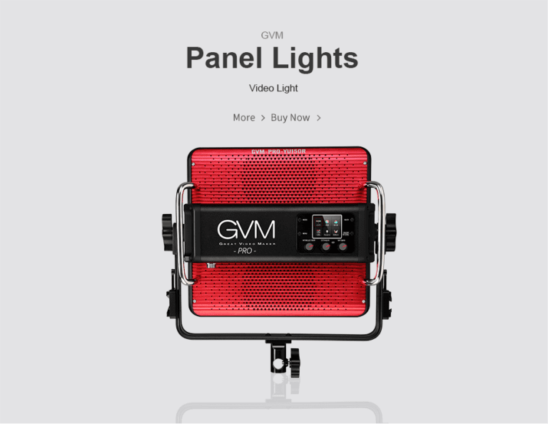 GVM Lights Official Store - Great Video Maker - Video Lights