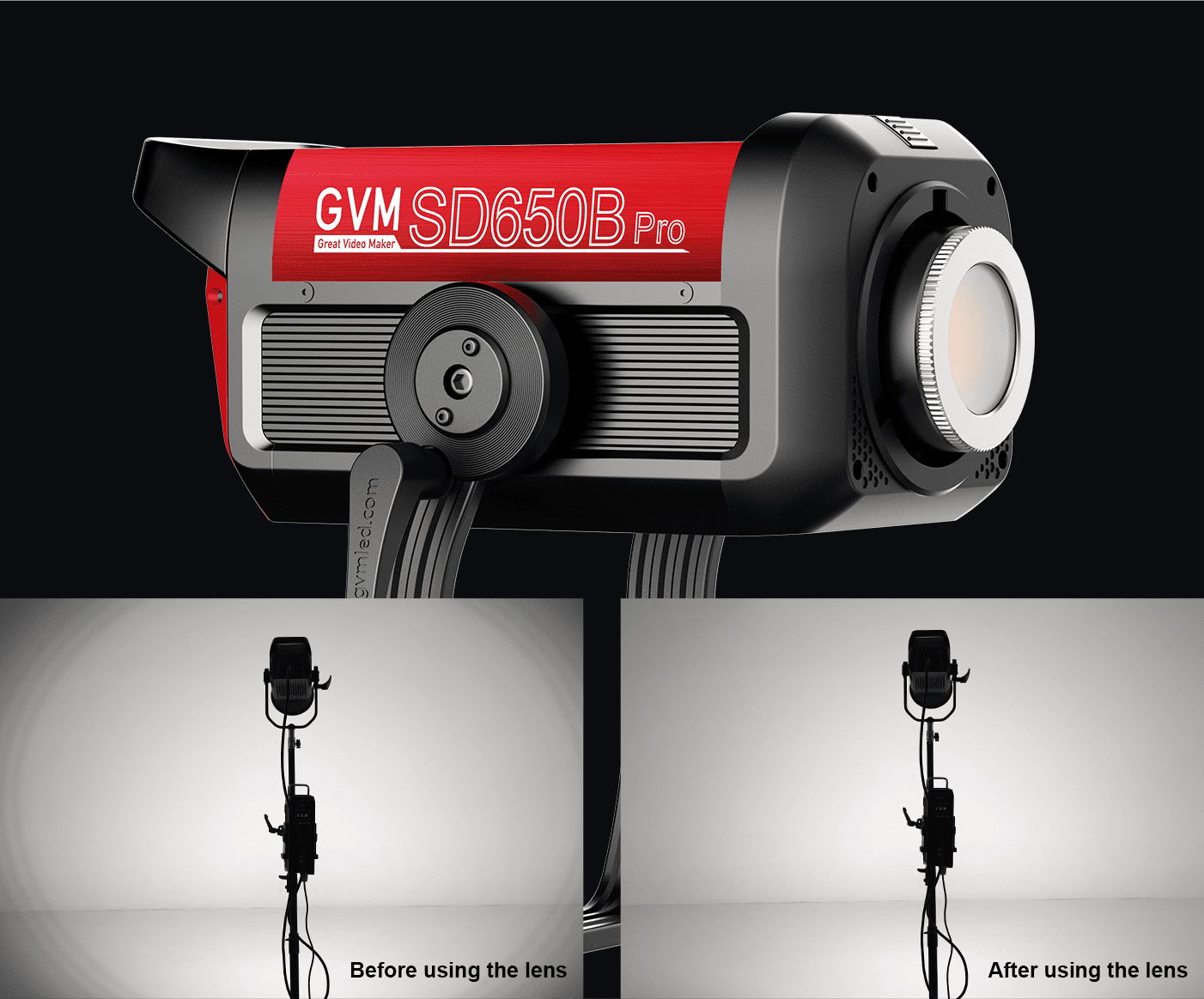 GVM launches the latest Pro series two-color spotlight - GVM Official Site