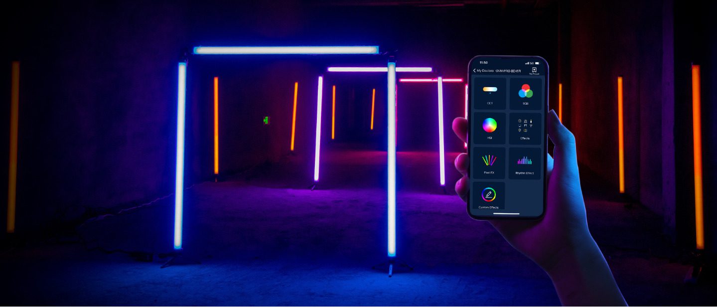 Multi-purpose exploration of GVM color RGB rod light - GVM Official Site