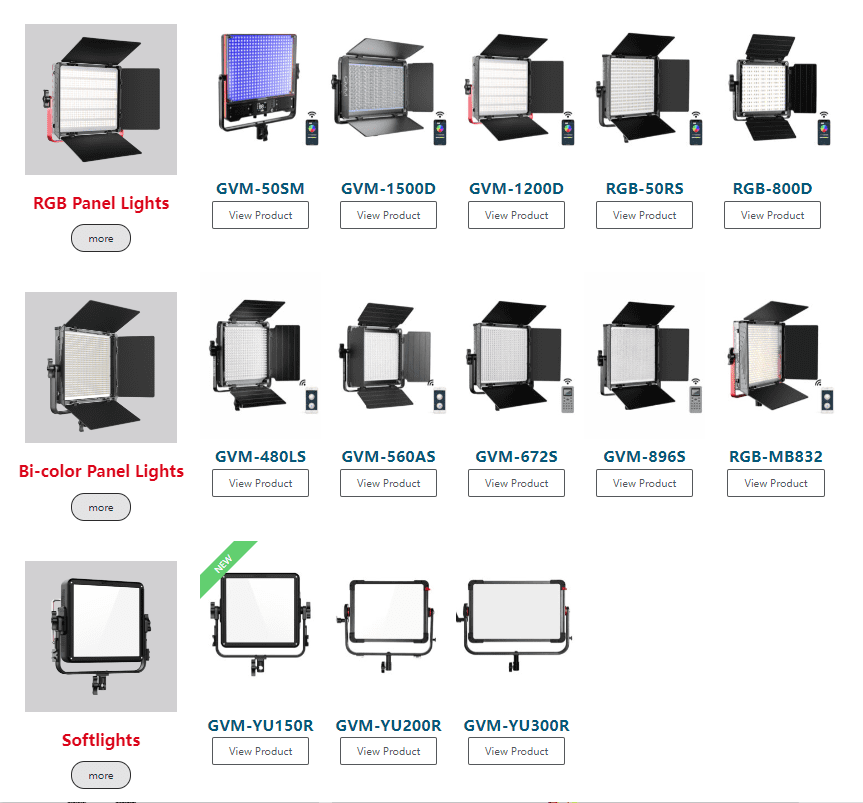 The ultimate lighting solution for photography and photographers - GVM ...