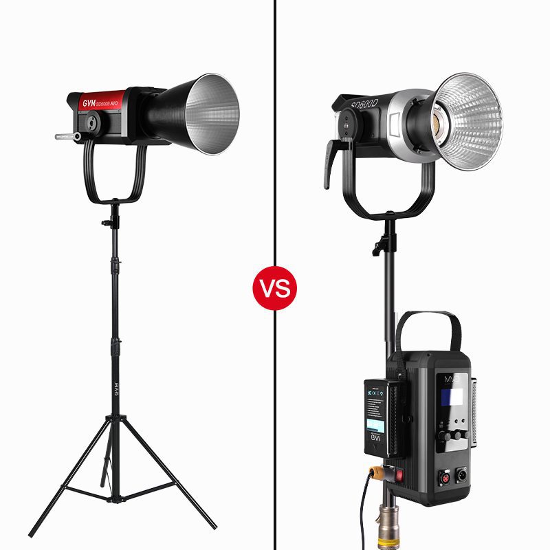 GVM SD500B AIO 500W Bi-Color Integrated Spotlight - GVM Official Site