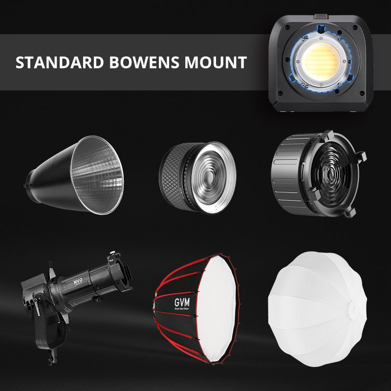 GVM SD500B AIO 500W Bi-Color Integrated Spotlight - GVM Official Site