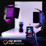 GVM-800D Rgb video light panel - GVM Official Site