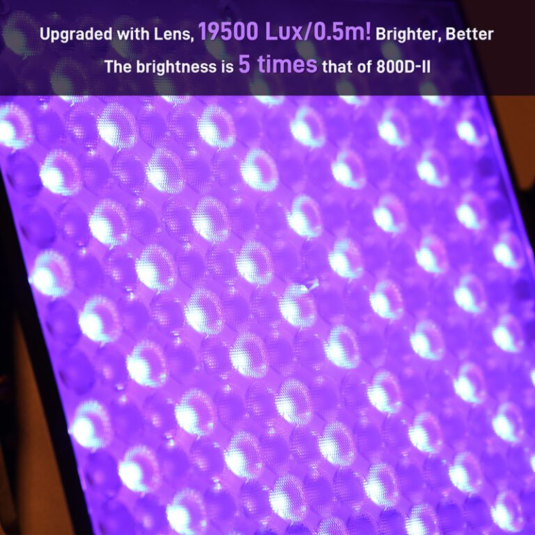 GVM-800D-III 40W Bi-color and RGB Video Panel Light - GVM Official Site