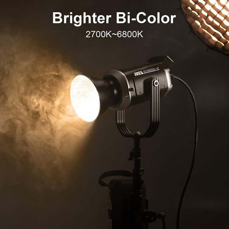 GVM SD600D-II 600W Upgraded Bi-Color LED Video Light - GVM Official Site