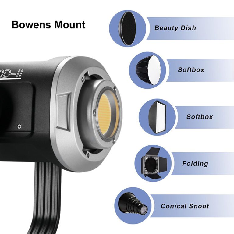 GVM SD600D-II 600W Upgraded Bi-Color LED Video Light - GVM Official Site