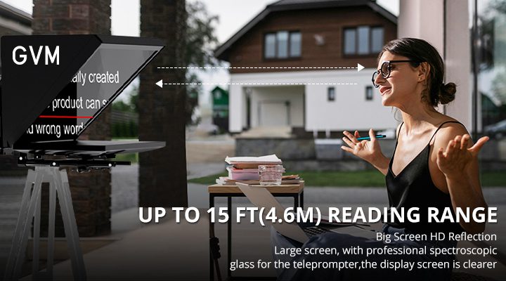GVM TQ-LD Teleprompter Travel Kit with 18.5" All-in-One Android Display ...